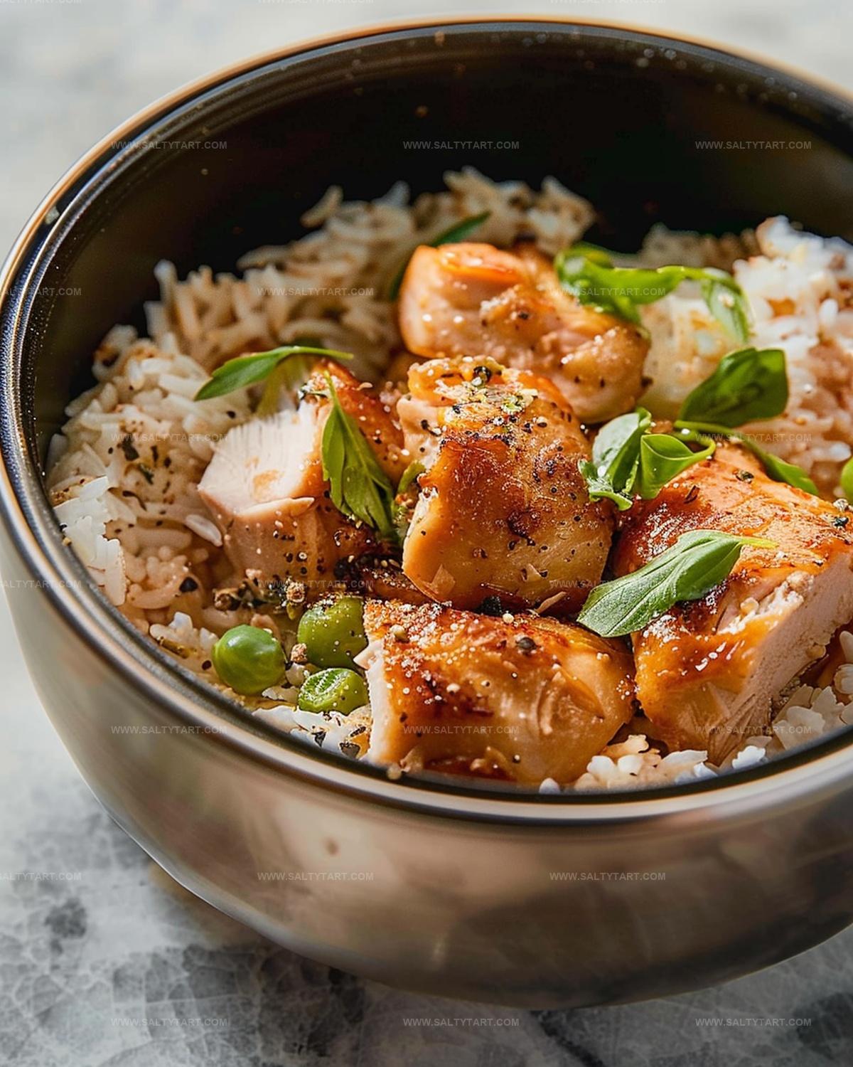 Effortless Rice Cooker Chicken & Rice Recipe for Cozy Dinners - Salty Tart
