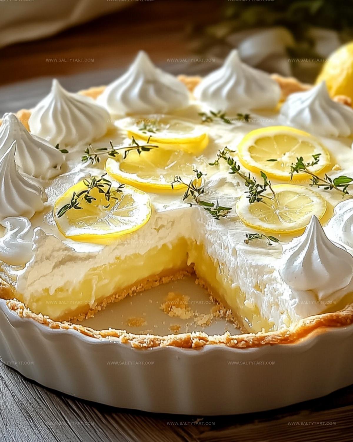 Heavenly Lemon Angel Pie Recipe: A Zesty Cloud of Sweetness - Salty Tart
