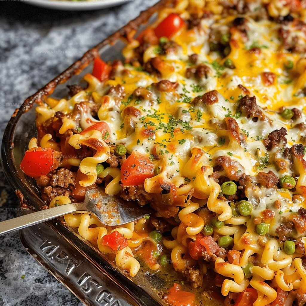 Homestyle Hamburger Supreme Casserole Recipe: Comfort in a Dish - Salty ...