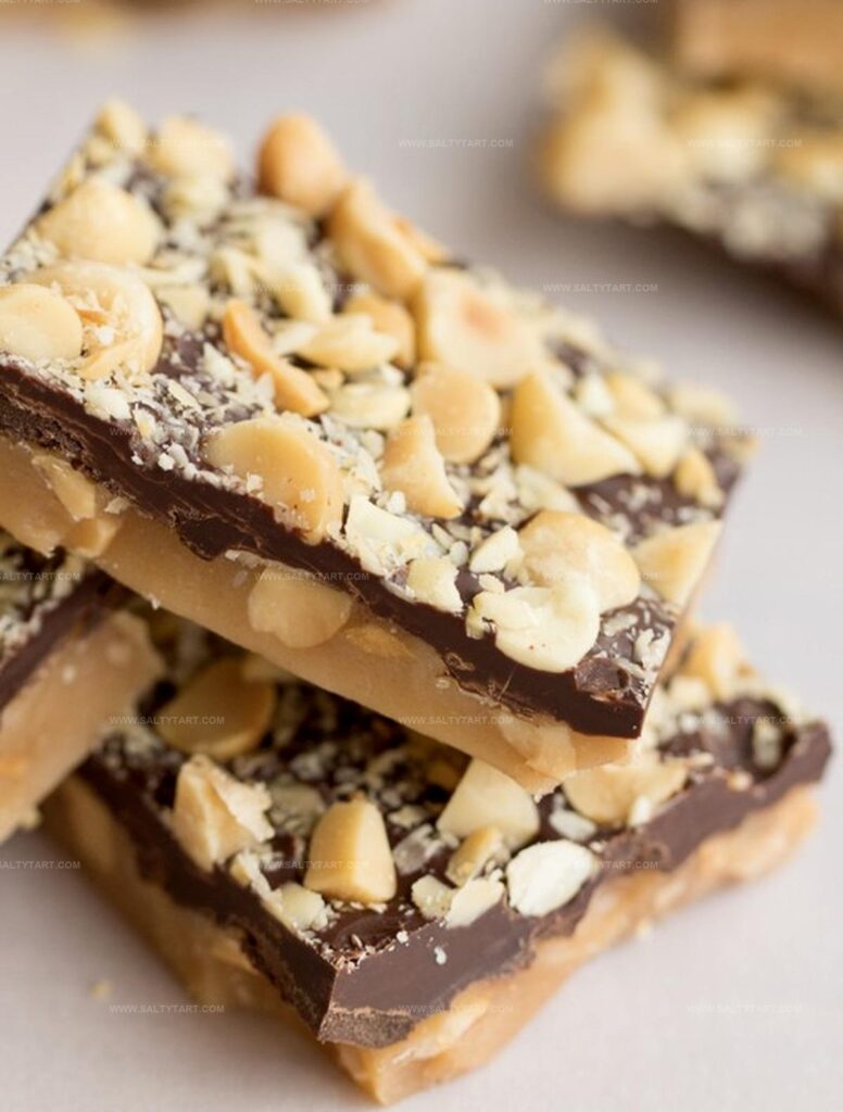 Macadamia Nut English Toffee Recipe for Sweet Cravings - Salty Tart