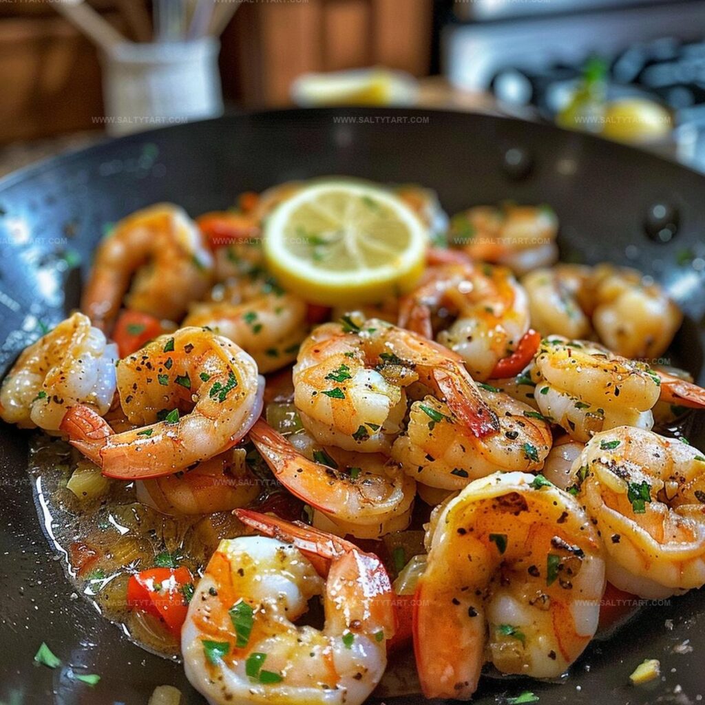 Sizzling Spicy Lemon Garlic Shrimp Recipe: Zesty Dinner Magic - Salty Tart