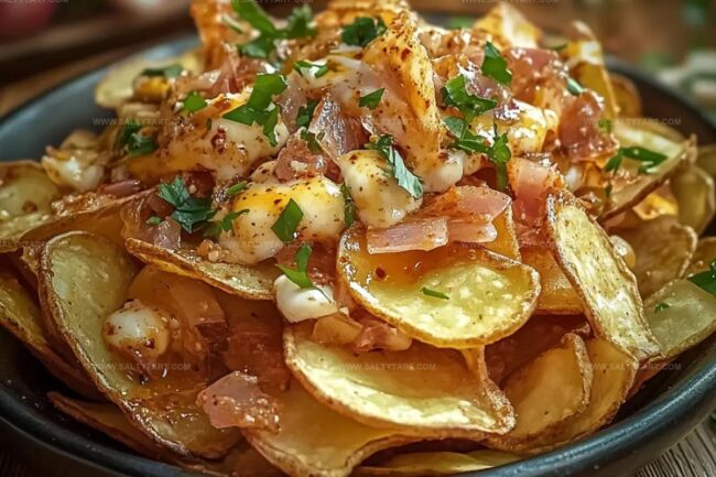 Crispy Loaded Potato Chips: A Zesty Homemade Recipe - Salty Tart
