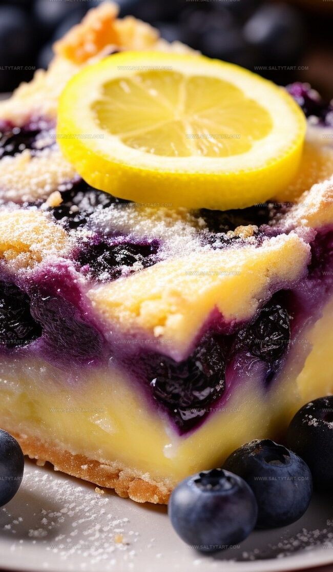 Zesty Blueberry Lemon Custard Bars Recipe: A Tangy Sweet Treat - Salty Tart