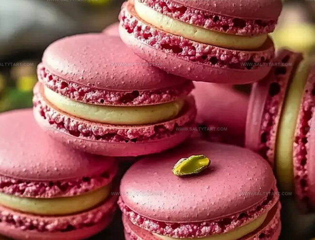 Dreamy Raspberry Pistachio Macarons Recipe: Sweet Bliss in Every Bite - Salty Tart