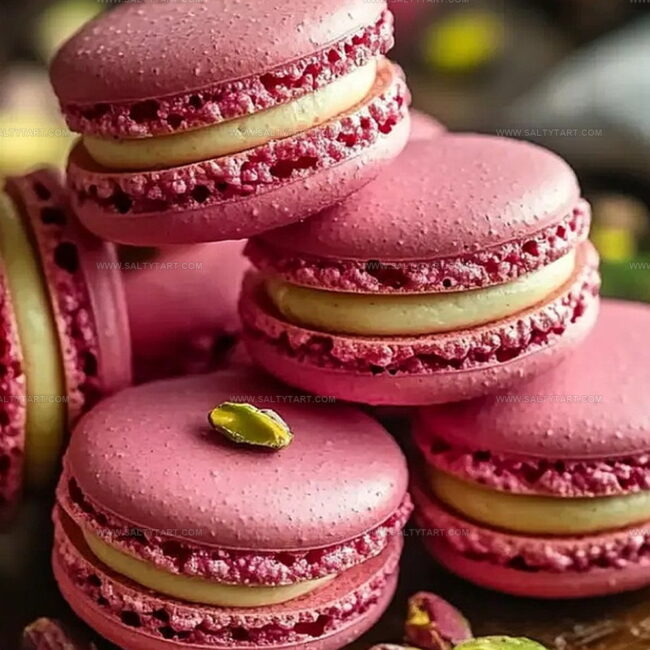 Dreamy Raspberry Pistachio Macarons Recipe: Sweet Bliss in Every Bite - Salty Tart