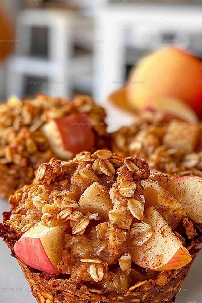 The Best Baked Apple Cinnamon Oatmeal Cups Recipe for Breakfast - Salty ...